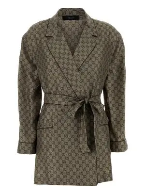 Gucci Printed Twill Blazer - Multicolor