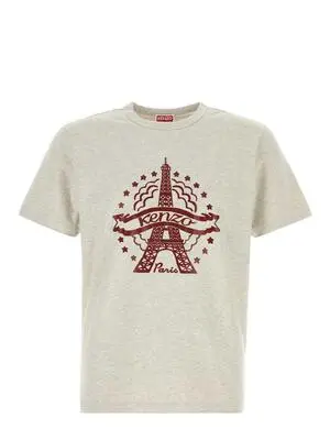 Kenzo Grey Cotton T-shirt - Gray