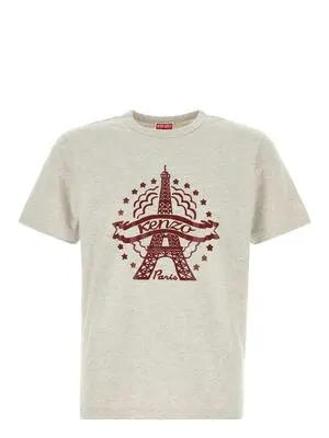 Kenzo Grey Cotton T-shirt - Gray