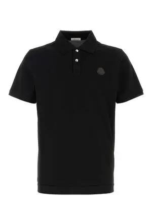 Moncler Piquet Polo Shirt - Black