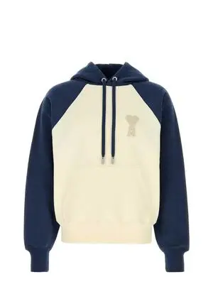AMI Paris Two-tone Cotton Sweatshirt - Multicolor