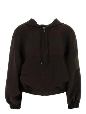 Magda Butrym Viscose Blend Windbreaker - Brown