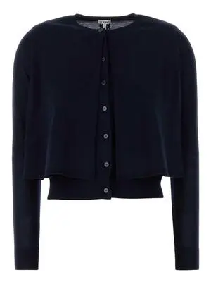 LOEWE LOEWE Midnight Wool Cardigan
