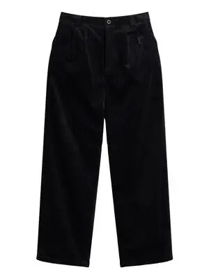 A.p.c. Ricky Double Pleat Corduroy Trousers - Black