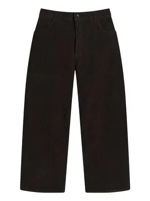 Studio Nicholson Paolo Corduroy Volume Pant - Coffee