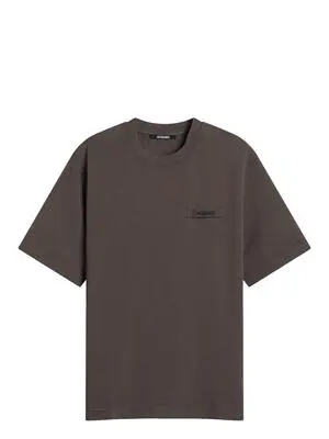 Jacquemus Grosgrain Logo T-shirt - Brown