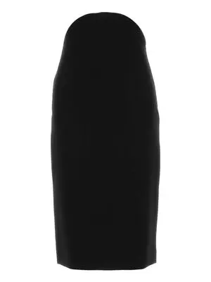 JIL SANDER Wool Skirt - Black