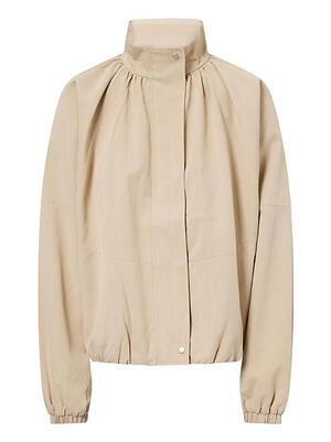Dissh Oaklee Batwing-sleeve Cotton-blend Jacket - Stone