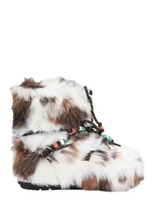 Steve Madden Miro Faux-fur Ankle Boots - Brown/oth