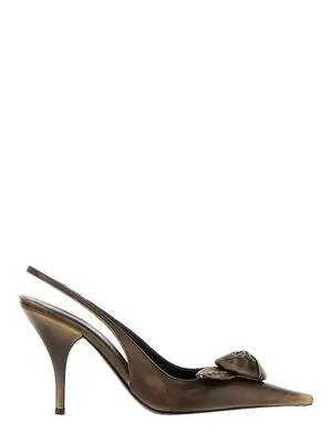Prada PRADA Leather Pumps Brown