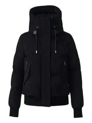 Mackage Nefi-nf Nordic Tech Down Jacket With Hood - Cream