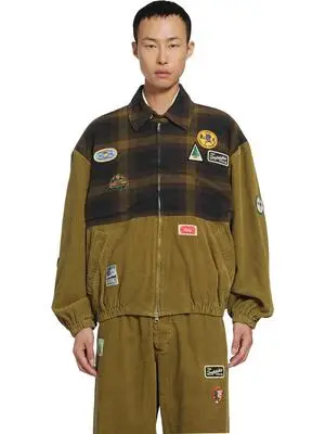 SONG FOR THE MUTE Scout Bomber Jacket - Brown