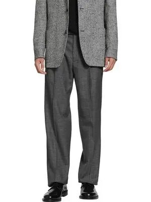 LARDINI Stretch Wool Trousers