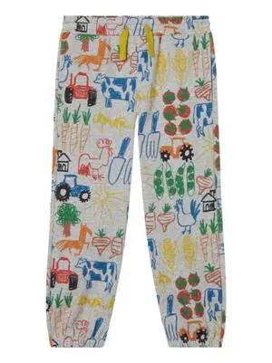 Stella McCartney Stella McCartney Printed Track Pants Gray