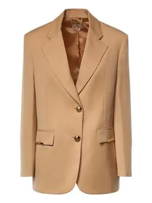 Elisabetta Franchi Single-breasted Blazer - Nude