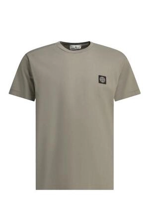 Stone Island Crewneck Sweat-shirt Logo T-shirt - Grey