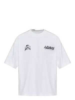 ALLSAINTS Dual Graphic Short Sleeve T-shirt - White