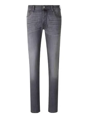 Jacob Cohen Faded Slim-fit Jeans - Grey