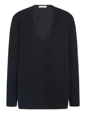 THE ROW Pruin Pullover Black