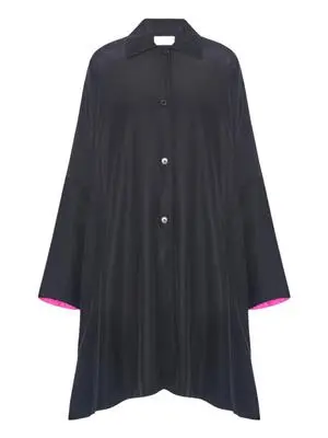 THE ROW Long Single-breasted Coat - Black