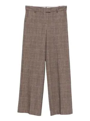 CIRCOLO 1901 Plaid Casual Trousers - No