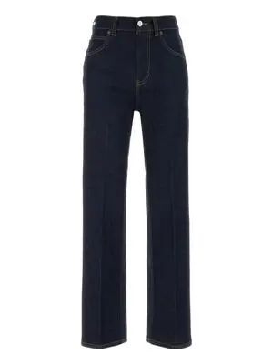 Victoria Beckham Straight Leg Jeans - Navy