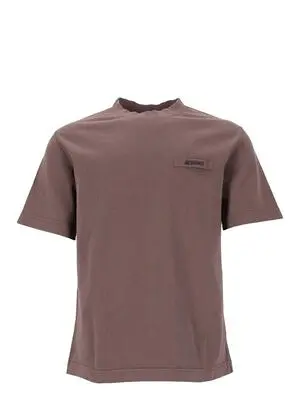 Jacquemus Cotton T-shirt - Brown