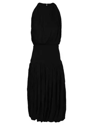 TOTEME Soft Gathered Dress - Black