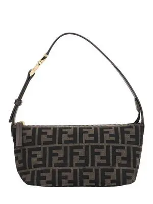 Fendi Fendi Women Small Vanity Pouch Brown
