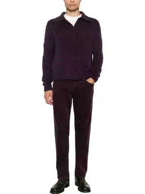 TRAMAROSSA Corduroy Straight-leg Trousers - Purple