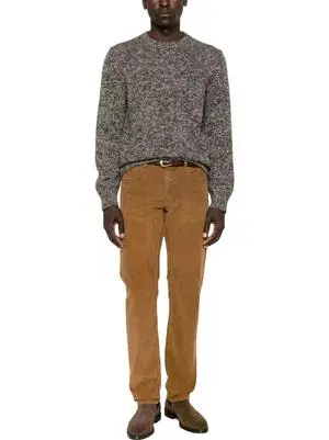 Tagliatore Salen Marl-knit Sweater - Brown