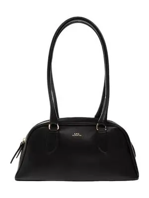 A.p.c. Paloma Logo-print Shoulder Bag - Black