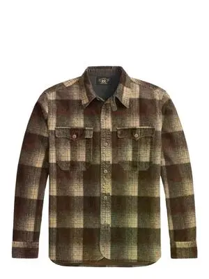 Ralph Lauren Checked Long-sleeved Shirt - Brown