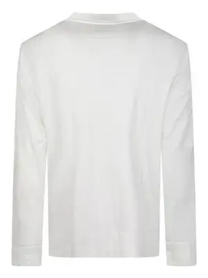 Emporio Armani Logo-print Long-sleeve T-shirt - White