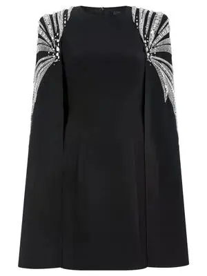 Jenny Packham Starlighter Mini Dress - Black