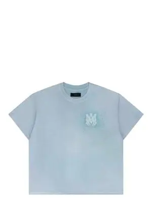 Amiri Crystal Burst Crew-neck T-shirt - Blue