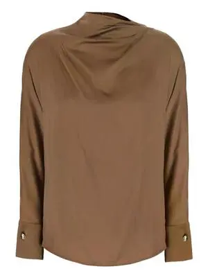 MAX MARA Max Mara Draped Button-Cuff Blouse