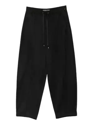 Lorena Antoniazzi Drawstring Track Pants - Black