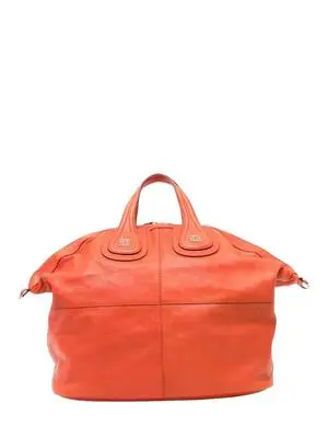 Givenchy Nightingale Leather Tote Bag Orange