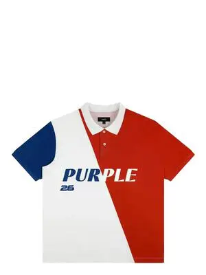 PURPLE BRAND France Pique Polo-shirt - Red