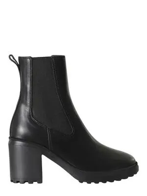 Hogan H724 Leather Chelsea Boots - Black