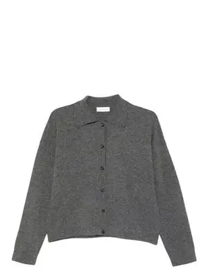ROBERTO COLLINA Button-up Collar Cardigan - Grey