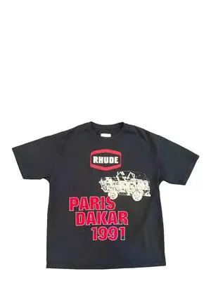 Rhude Graphic-print T-shirt Black