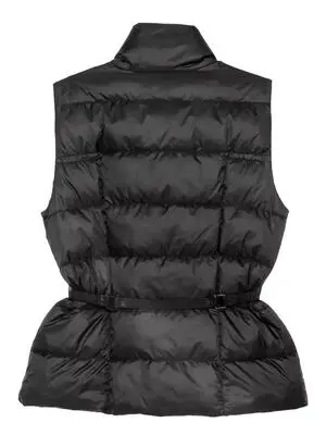 Lorena Antoniazzi Belted Quilted Gilet - Black