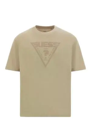 Guess Embossed-logo T-shirt - Neutrals