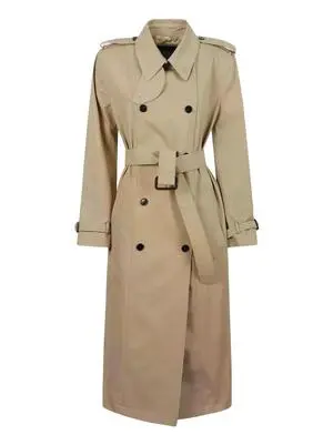 Gucci Belted Double-breasted Trench Coat - Neutrals