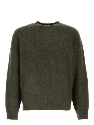 Carhartt Work In Progress Curtis Logo-embroidered Sweater Green
