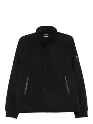 C.P. COMPANY Metro-tek Logo-patch Hooded Jacket - Black