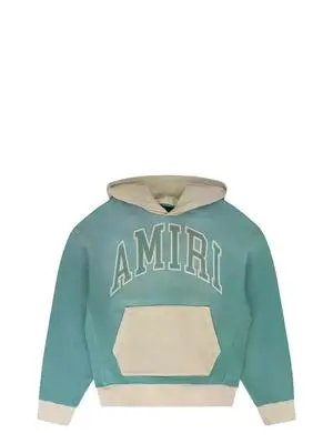 Amiri Logo-embroidered Hoodie - Blue