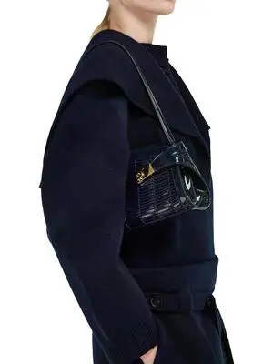 FERRAGAMO East-west Hug Shoulder Bag - Blue